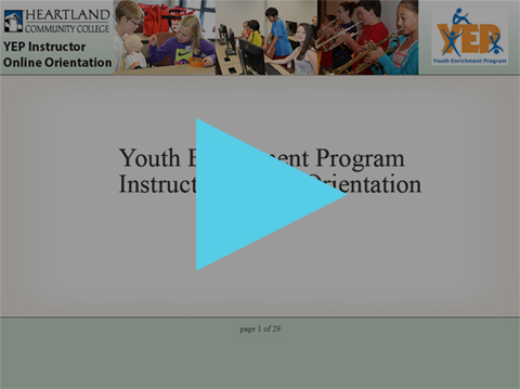 YEP Online Instructor Orientation | Heartland Community College